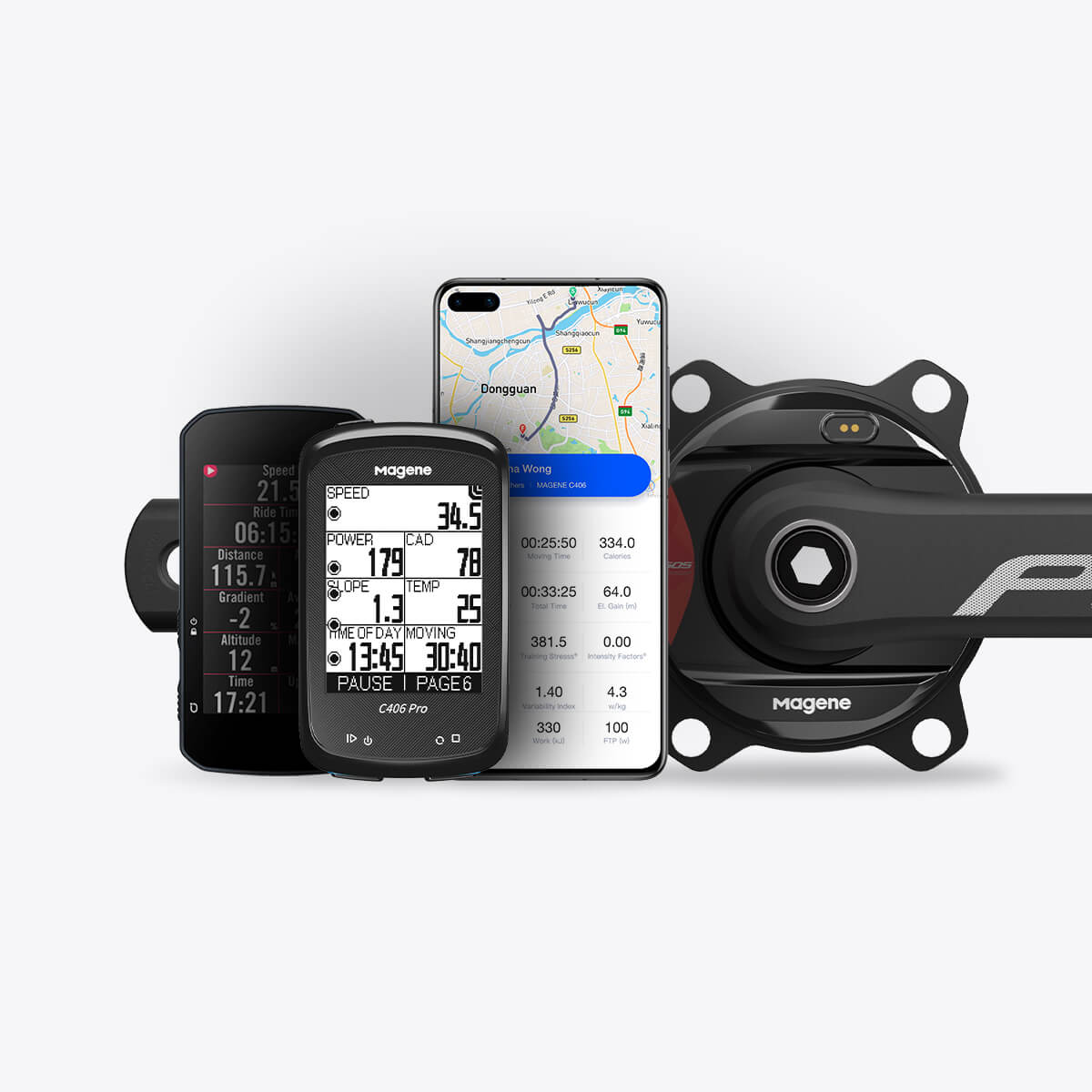 Magene PES P505 Base Power Meter (No Chainring) – S2Hcycle | MTB | Road | TRI | Run